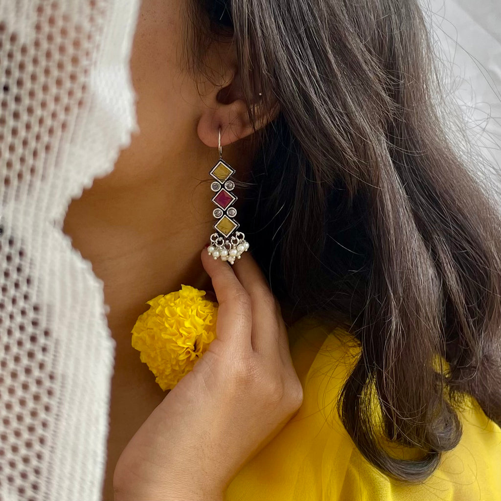 Smita Stonework Jhumke | Shringaar July'24 – JanpathOnline.com